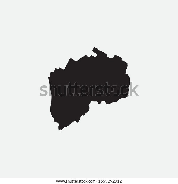 Map Gurugram India Graphic Element Illustration Stock Vector (Royalty ...