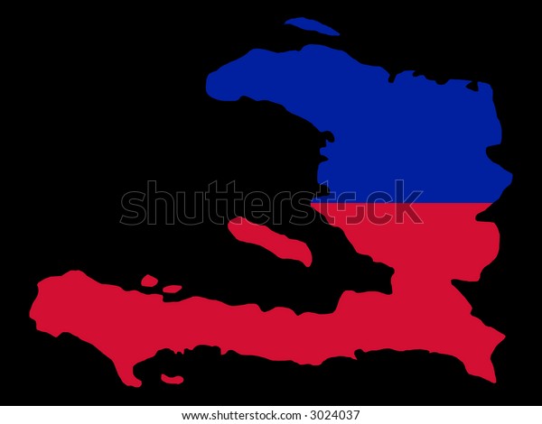 Map Haiti Haitian Flag Illustration Stock Vector (Royalty Free) 3024037 ...