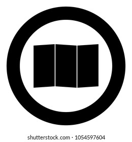 Map Icon Black Color Circle Stock Vector (Royalty Free) 1054597604 ...