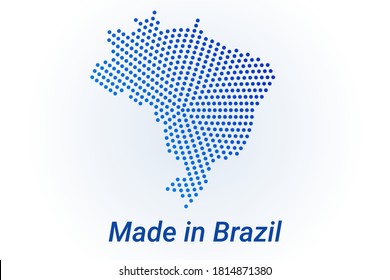 Map Icon Brazil Vector Logo Illustration Stock Vector (Royalty Free ...