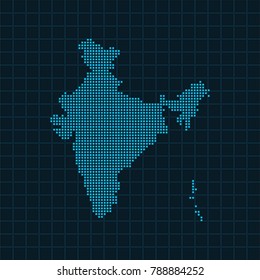 918 India map pixel Images, Stock Photos & Vectors | Shutterstock