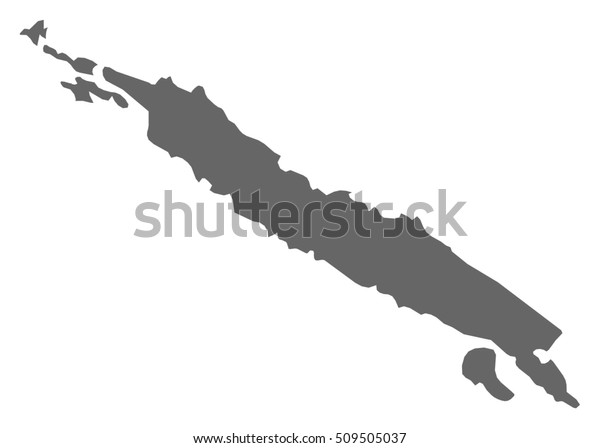 Map Isabel Solomon Islands Stock Vector (Royalty Free) 509505037 ...