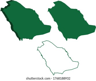 563 Ksa map Stock Vectors, Images & Vector Art | Shutterstock