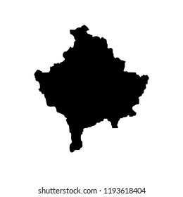 Map Kosovo Vector Illustration Stock Vector (Royalty Free) 1193618404 ...