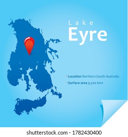 Map Lake Eyre Vector Illustration Stock Vector (Royalty Free ...