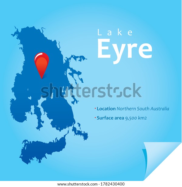 Map Lake Eyre Vector Illustration Stock Vector (Royalty Free ...