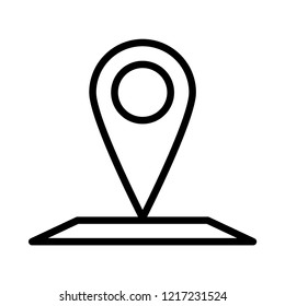 Location Icon Vector Pin Point Sign Stock Vector (Royalty Free ...