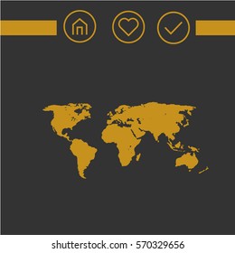 Map Logo Designgraphic Imagesimple Icon Web Stock Vector (Royalty Free ...