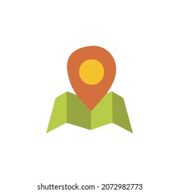 Map Marker Location Marker Icon Color Stock Vector (Royalty Free ...