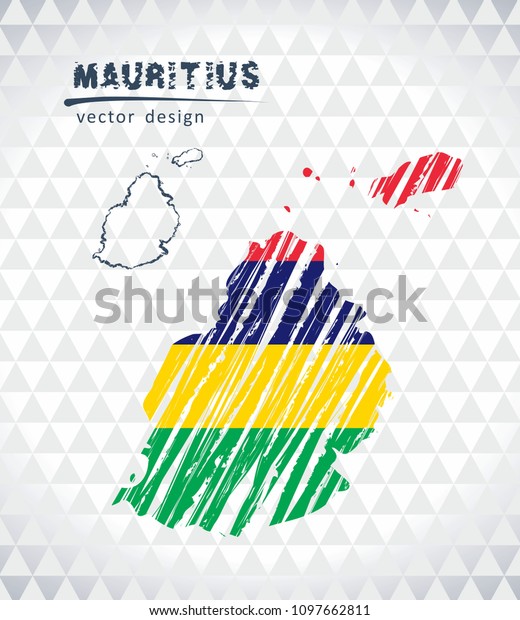 Map Mauritius Hand Drawn Sketch Pen Stock Vector (Royalty Free ...