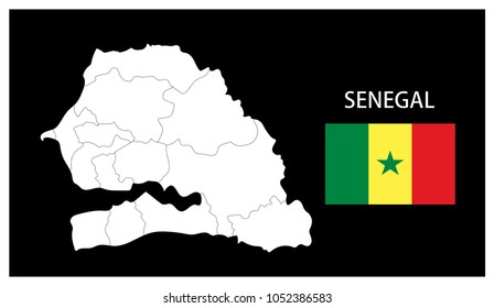 Senegal map vector Images, Stock Photos & Vectors | Shutterstock