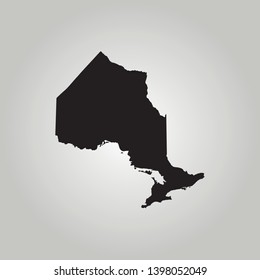 Map Ontario Vector Illustration Stock Vector (Royalty Free) 1398052049 ...