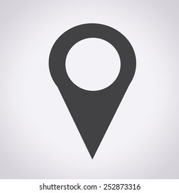 Map Pin Icon Mapping Pins Icon Stock Vector (Royalty Free) 252873316 ...
