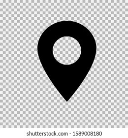 Map Pins Sign Location Icon Stock Vector (Royalty Free) 1589008180 ...