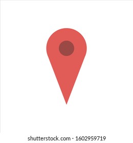 Map Point Icon Vector Illustration Isolated Stock Vector (Royalty Free ...