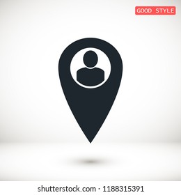 Map Point Vector Icon Stock Vector Stock Vector (Royalty Free ...