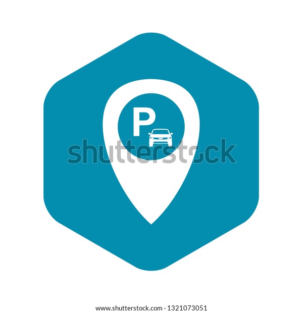 Map Pointer Car Parking Icon Simple 스톡 벡터(로열티 프리) 1321073051 | Shutterstock