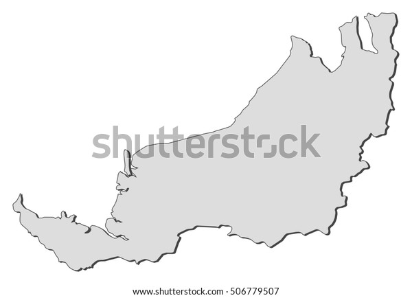 Map Sarawak Malaysia Stock Vector (Royalty Free) 506779507 | Shutterstock