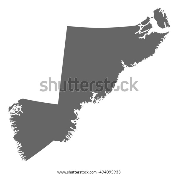 Map Sermersooq Greenland Stock Vector (Royalty Free) 494095933 ...