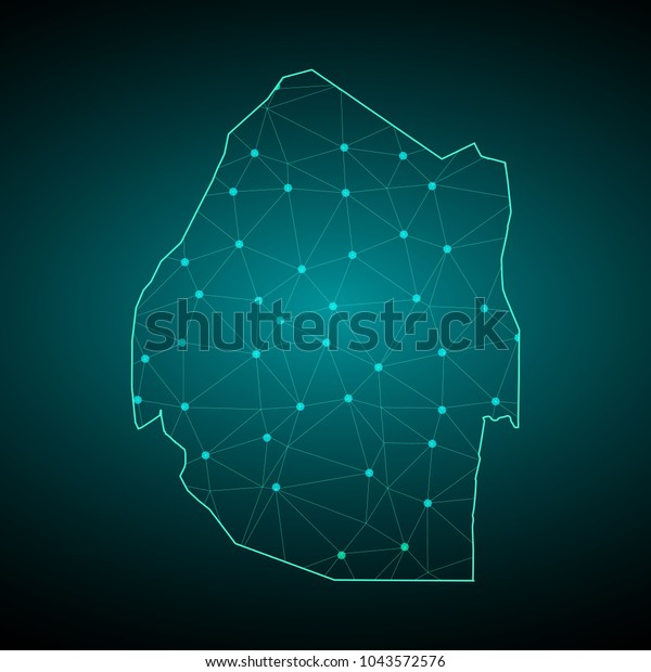Map Swaziland Wire Frame 3d Mesh Stock Vector (Royalty Free) 1043572576 ...