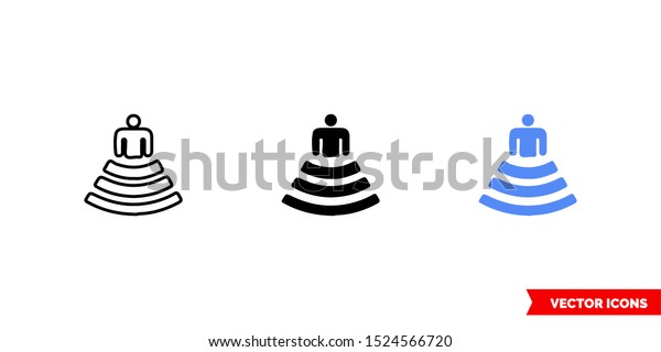 Map Symbol Amphitheater Icon 3 Types 库存矢量图（免版税）1524566720