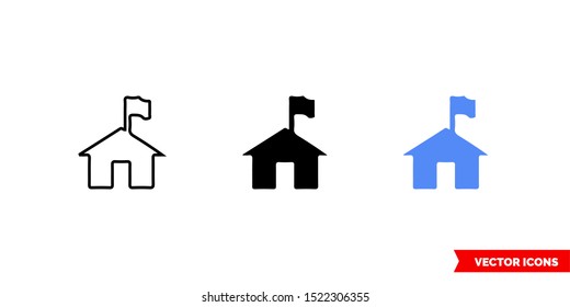 Map Symbol Ranger Station Icon 3 Stock Vector (Royalty Free) 1522306355 ...