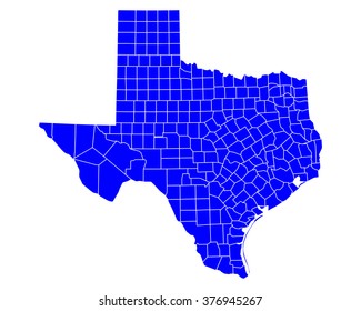 Texas Map On Transparent Background State: стоковая векторная графика ...