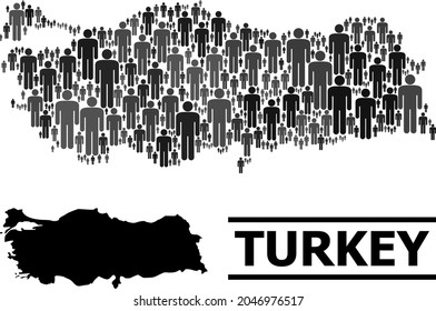 Map Turkey Demographics Projects Vector Demographics Stock Vector ...