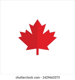 Maple Leaf Canada Flag Maple Symbol Stock Vector (Royalty Free ...