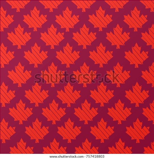 Maple Leaf Vector Background Stock Vector (Royalty Free) 757418803 ...