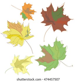Autumn Shadow Matching Activity Children Fall Stock Vector (Royalty ...