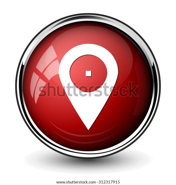Mapping Pin Icon Stock Vector (Royalty Free) 312317915 | Shutterstock