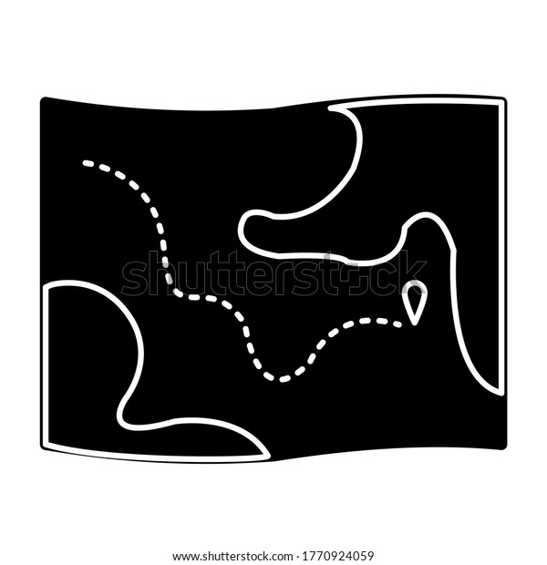 Maps Icon _ Solid Icon Stock Vector (Royalty Free) 1770924059 ...