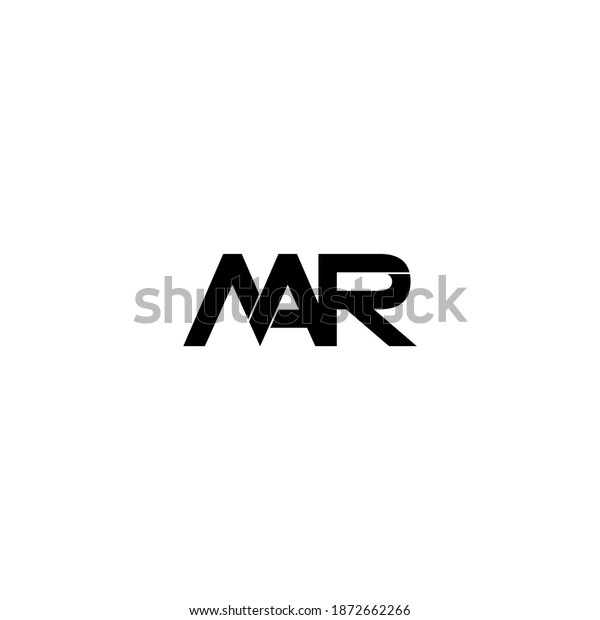 Mar Letter Original Monogram Logo Design Stock Vector (Royalty Free ...