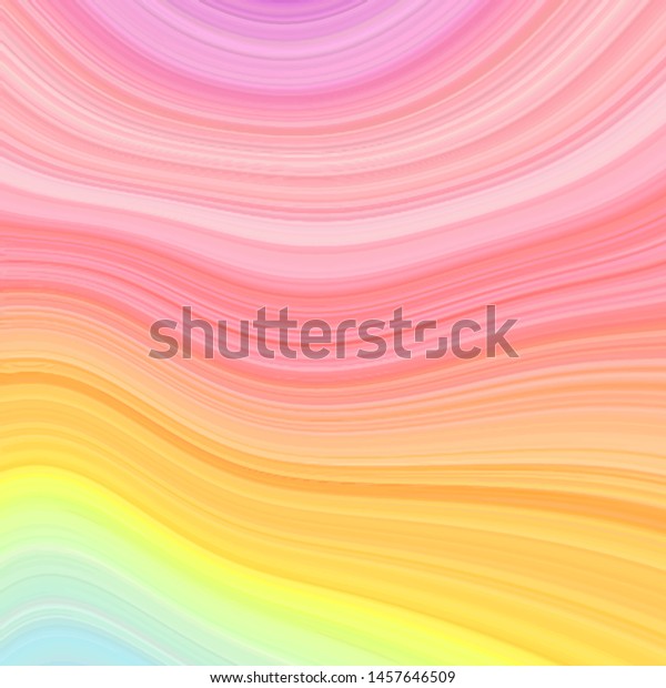 Marble Rainbow Texture Background Pastel Colors Stock Vector (Royalty ...