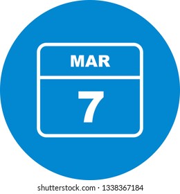 75 Calendar march 7 circled Images, Stock Photos & Vectors | Shutterstock
