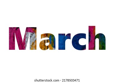 15,516 March word Stock Illustrations, Images & Vectors | Shutterstock