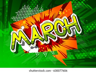 15,516 March word Stock Illustrations, Images & Vectors | Shutterstock