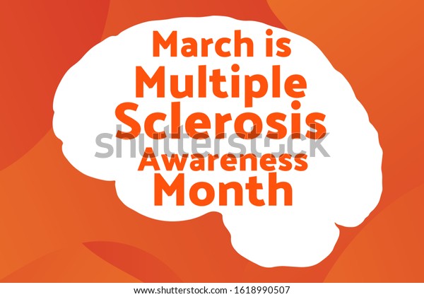 March Multiple Sclerosis Awareness Month Template Stock Vector (Royalty ...