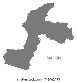 Gbarpolu County Map Liberia Grey Illustration Stock Vector (Royalty ...