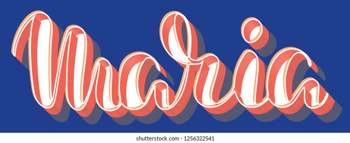 72 Name graphics maria Images, Stock Photos & Vectors | Shutterstock