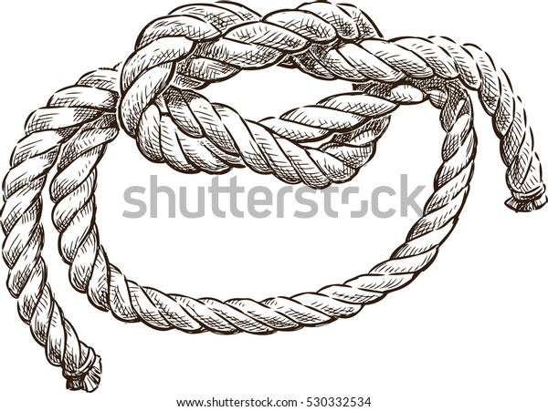 59.159 Rope drawing Görseli, Stok Fotoğraflar ve Vektörler | Shutterstock