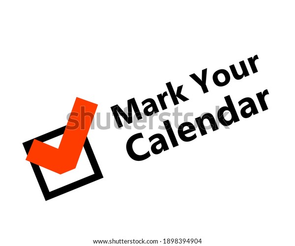 Mark Your Calendar Design Clipart Image Stock Vector (Royalty Free ...