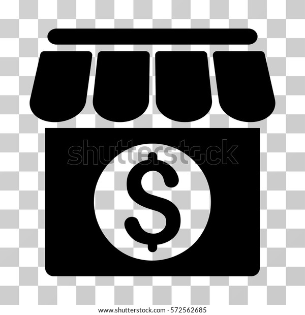 Market Building Icon Vector Illustration Style Stock Vector (Royalty ...