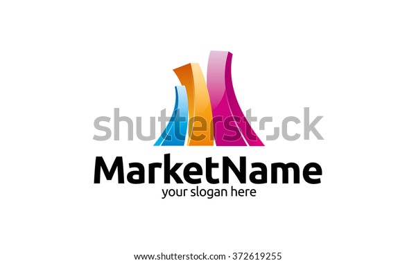 Market Name Logo Stock Vector (Royalty Free) 372619255 | Shutterstock