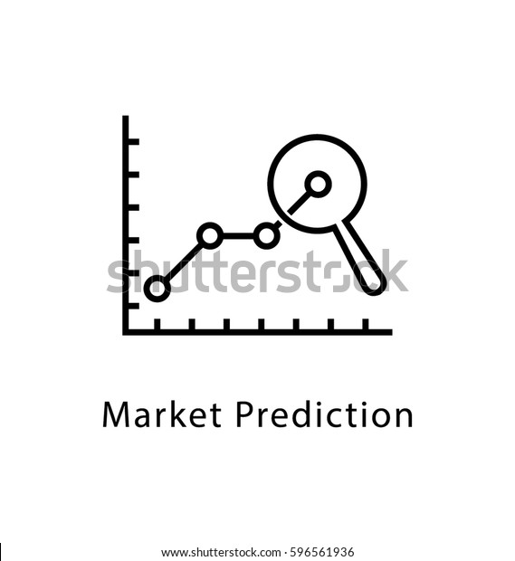 Market Prediction Vector Line Icon Stock Vector (Royalty Free ...