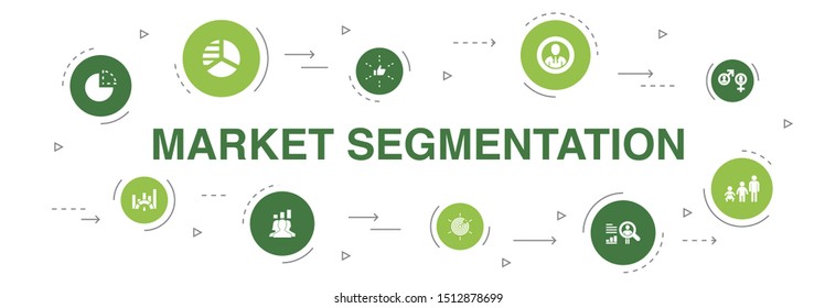 Market Segmentation Infographic 10 Steps Circle Stock Illustration ...