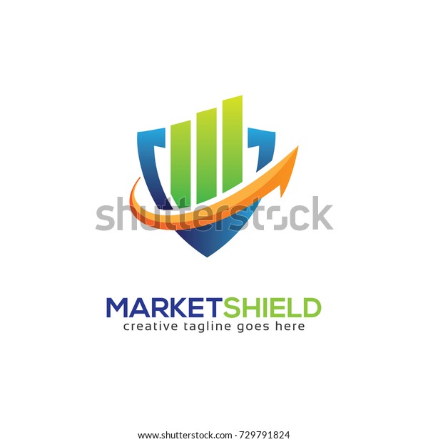 Market Shield Logo Stock Vector (Royalty Free) 729791824 | Shutterstock