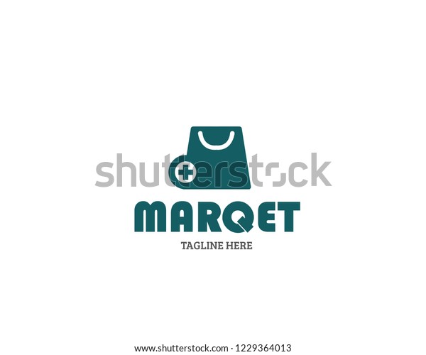 Market Shop Logo Stock Vector (Royalty Free) 1229364013 | Shutterstock