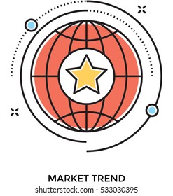 Market Trend Vector Icon Stock Vector (Royalty Free) 533030395 ...